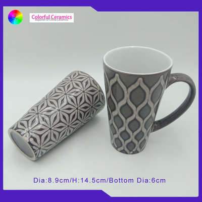Anti - Corrosion Glaze Promotional Ceramic Coffee Mugs Ceramic Mugs With Logo