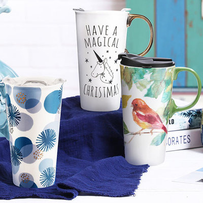 Decal Food Grade Ceramic Promotional Mugs Promotional Ceramic Cups