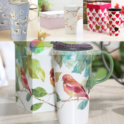 Decal Food Grade Ceramic Promotional Mugs Promotional Ceramic Cups