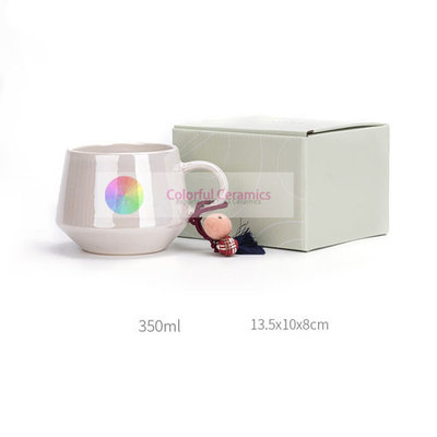 water mug ceramic cup coffee cup breakfast cup milk mug pearly-lustre electroplate glaze