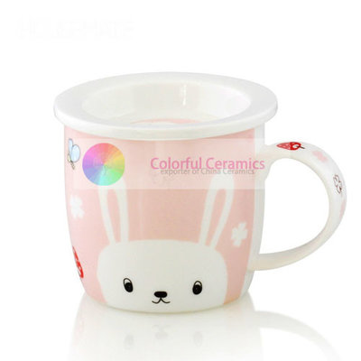 ceramic mug with lid 320ml  new bone china kids mug пить кофе custom ceramic coffee mugs