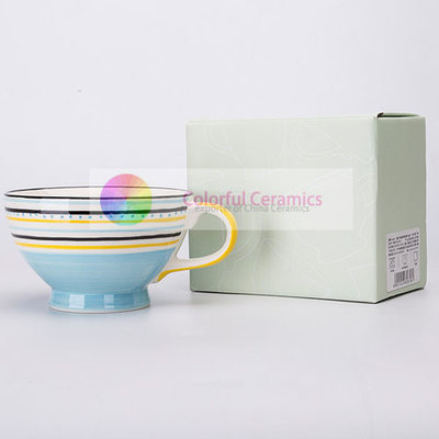 350ml Hand Painted Coffee Cups European Style Microwave Dishwasher Use