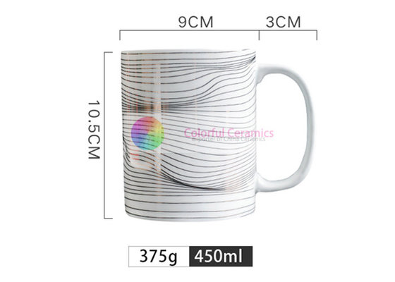 Nordic Marble Custom Ceramic Coffee Mugs Fashionable For Cappuccino