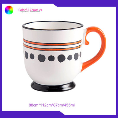 Foot Design Small Promotional Ceramic Coffee Mugs Lead Cadmium Free
