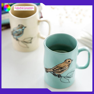 Creative Hand Painted Ceramic Coffee Mugs Continental Hand Painted