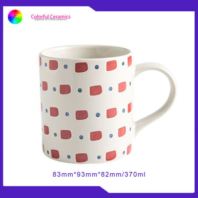 Vogue Silkscreen Coffee Mugs Colorful Custom Printed Ceramic Mugs