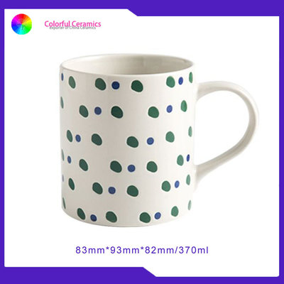 Vogue Silkscreen Coffee Mugs Colorful Custom Printed Ceramic Mugs