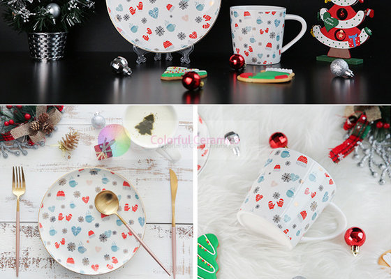 Decorative Personalized Dessert Plates Custom Printed Dinner Plates