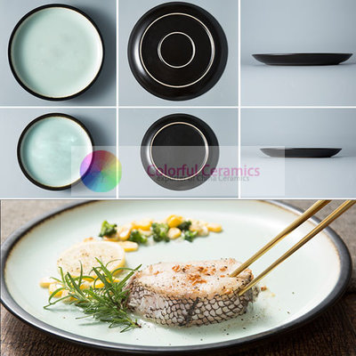 Household Ceramic Dinnerware Sets Western Casual Stoneware Dinnerware Sets