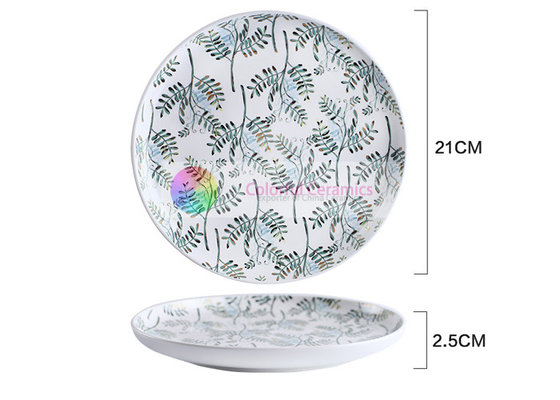 Fresh Botany Colorful Ceramic Cup And Saucer Porcelain Tea Cup And Saucer Coffee Cup Set