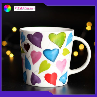 V New Bone China Mug Customized Size White Bone China Coffee Mugs