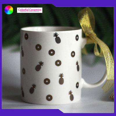 Nordic Pineapple Hand Painted Pottery Mugs Ceramic Custom Promotional Mugs