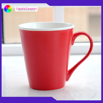 Assorted Macarons Glazed Ceramic Mug Cadmium Free Microwave Dishwasher Use
