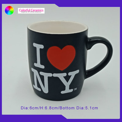 Small Cute Decal Coffee Mug Colorful Coffee Mug Decals With Customized Logo