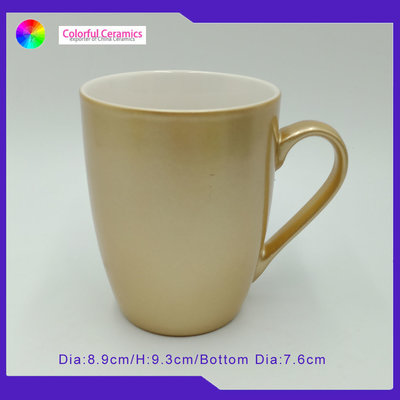 Glaze Spraying Bone China Cups Contemporary Soft Touch Small Bone China Coffee Mugs