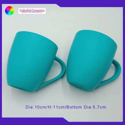 Personalized Green Ceramic Coffee Mugs For Restaurant Home And Party