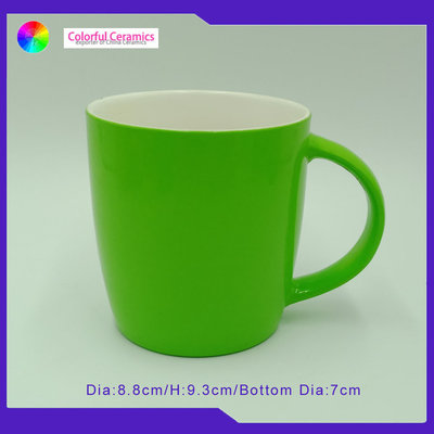 Dishwasher Safe Ceramic Travel Coffee Mugs Personalized Green Ceramic Mug