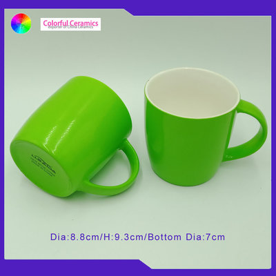 Dishwasher Safe Ceramic Travel Coffee Mugs Personalized Green Ceramic Mug