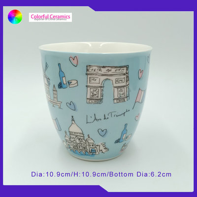 Novelty Porcelain Large Fine Bone China Mugs For Individual Customer
