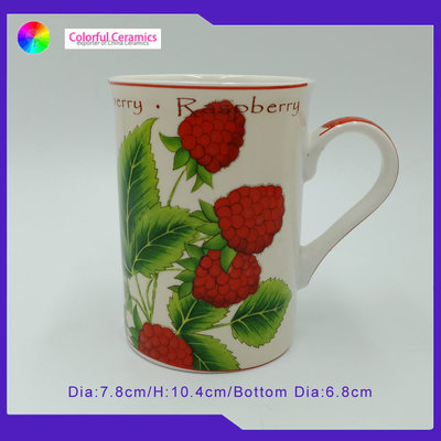 Custom Printed Novelty Ceramic Travel Coffee Mugs High Temp Resistant