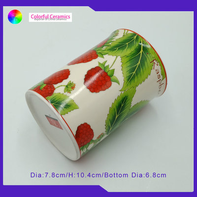 Custom Printed Novelty Ceramic Travel Coffee Mugs High Temp Resistant