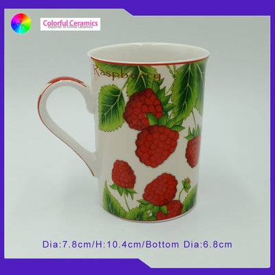 Custom Printed Novelty Ceramic Travel Coffee Mugs High Temp Resistant