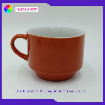 Unique Design Custom Ceramic Coffee Mugs Eco - Friendly Safety Food Grade