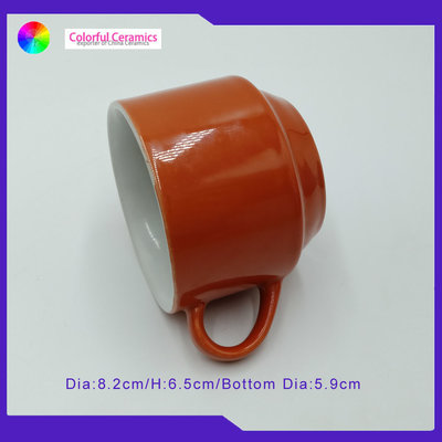 Unique Design Custom Ceramic Coffee Mugs Eco - Friendly Safety Food Grade