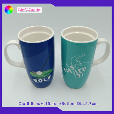 Oversized Personalized Ceramic Coffee Mugs Portable With Decals