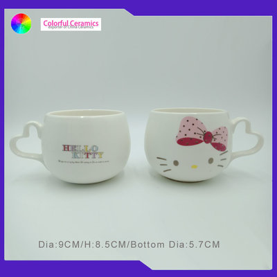 Eco - Friendly Hand Painted Ceramic Mugs Food Grade Stoneware Pottery Mugs