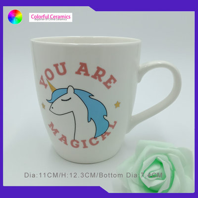 European Custom Printed Ceramic Coffee Mugs Elegant Birthday Gift Use