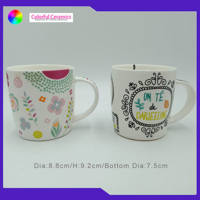 Custom Printed Promotional Coffee Mugs With Logo Inside Decal Design