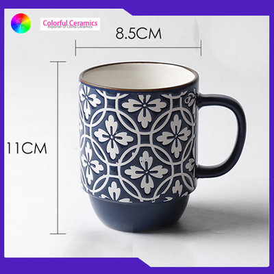 Stackable Handmade Stoneware Ceramic Mug Rustic Stoneware Coffee Mugs