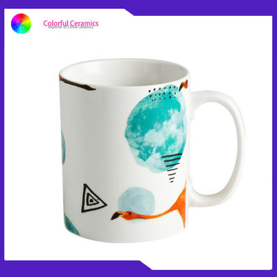 Gift Use New bone china 530ml mug flamingo decal coffee mugs oversized coffee mugs