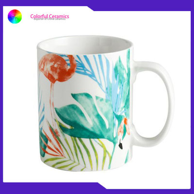 Gift Use New bone china 530ml mug flamingo decal coffee mugs oversized coffee mugs
