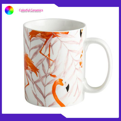 Gift Use New bone china 530ml mug flamingo decal coffee mugs oversized coffee mugs