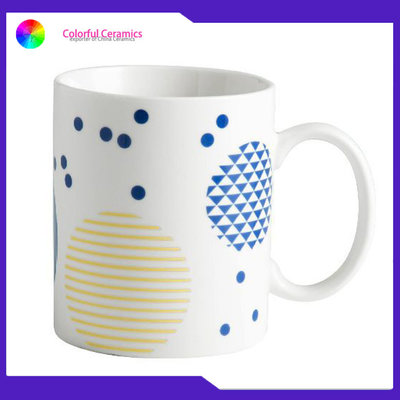 Creative geometric decal mug new bone china mug set 350ml custom coffee mugs