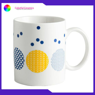 Creative geometric decal mug new bone china mug set 350ml custom coffee mugs