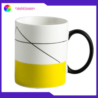 Nordic creative decal cup ceramic coffee cup 350ml tea tableware