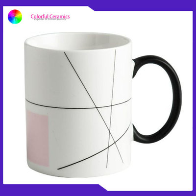 Nordic creative decal cup ceramic coffee cup 350ml tea tableware