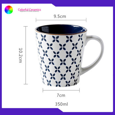Handcrafts Gold Rim Handmade Stoneware Mugs Food Grade Safety Design