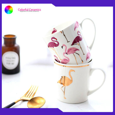 Japanese Style Promotional Ceramic Coffee Mugs Food Contact Safe Grade