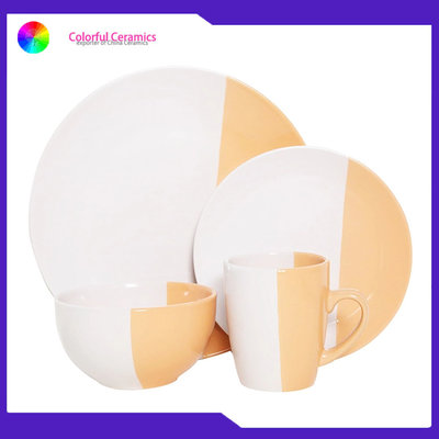 Thanksgiving Ceramic Dinnerware Sets Coffee Cup Glazed Dessert Plate Soup Mugs