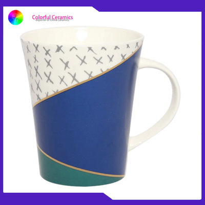 Ceramic Decal Coffee Mug Porcelain Tea Decal Cup Custom Printed With C Handle