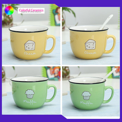 Tea Cups Printed Promotional Gifts Mugs Microwave Safe Low Water Absorption