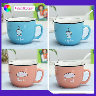 Tea Cups Printed Promotional Gifts Mugs Microwave Safe Low Water Absorption