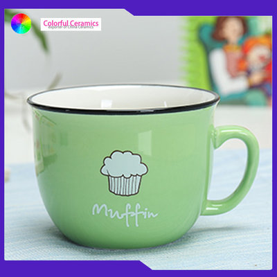 Tea Cups Printed Promotional Gifts Mugs Microwave Safe Low Water Absorption