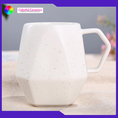 Sesame - Glazed Ceramic Custom Embossed Mugs Food Contact Safe Cadmium Free