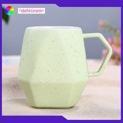 Sesame - Glazed Ceramic Custom Embossed Mugs Food Contact Safe Cadmium Free