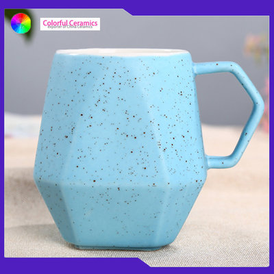 Sesame - Glazed Ceramic Custom Embossed Mugs Food Contact Safe Cadmium Free